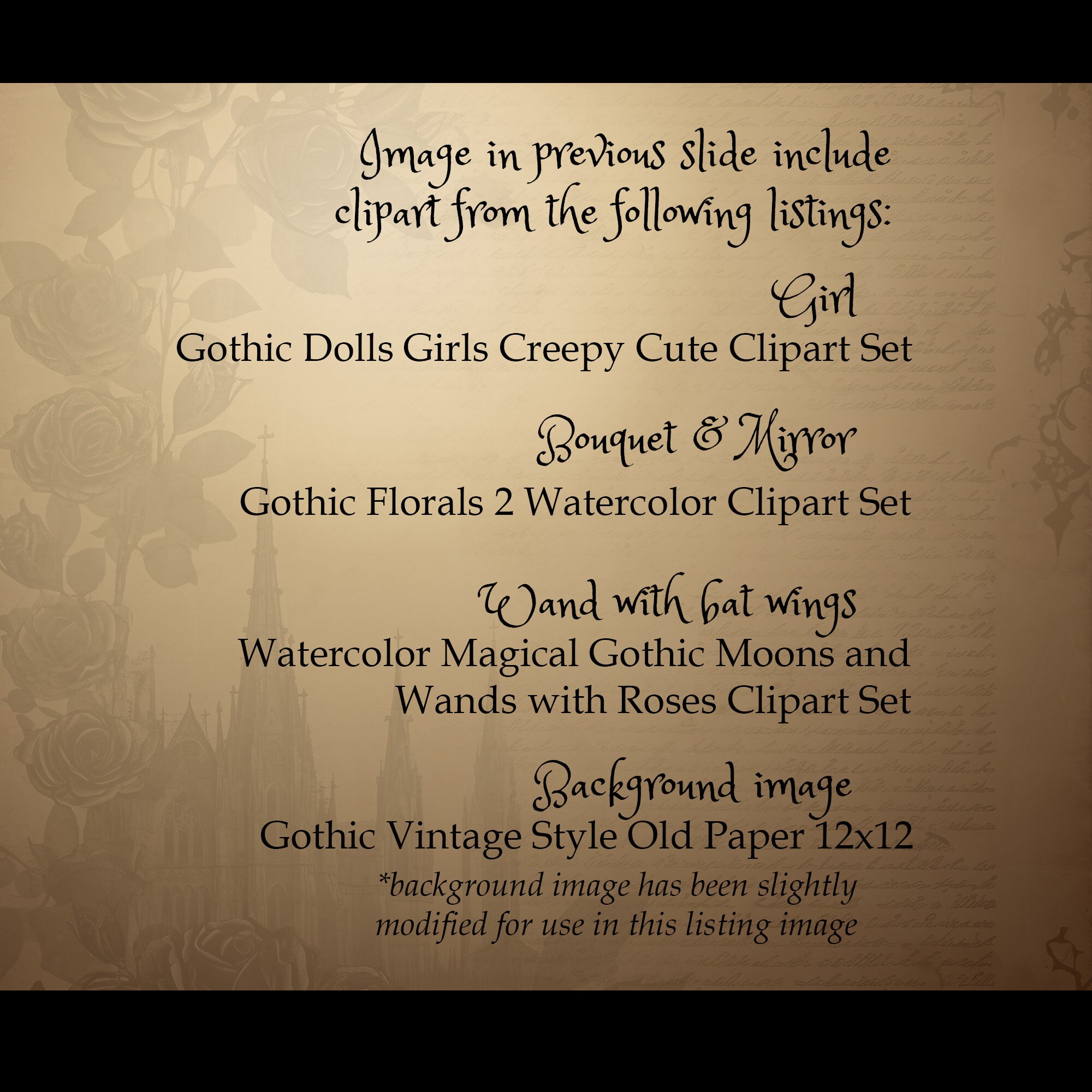 Gothic Moon Scenes With Skulls Ravens Blood Moons Clipart Set - PNG ...