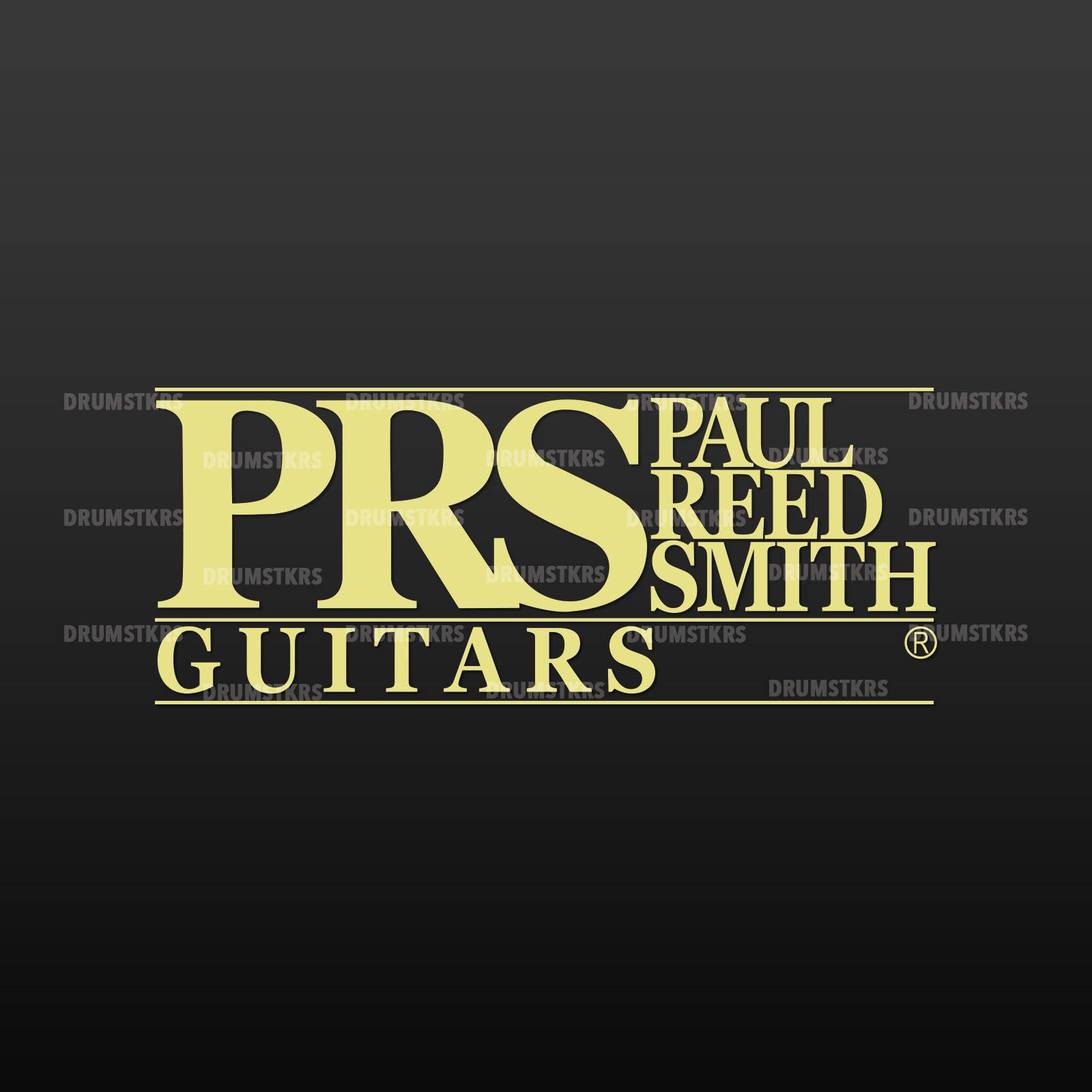 PRS guitars logo sticker Die Cut no background | Etsy