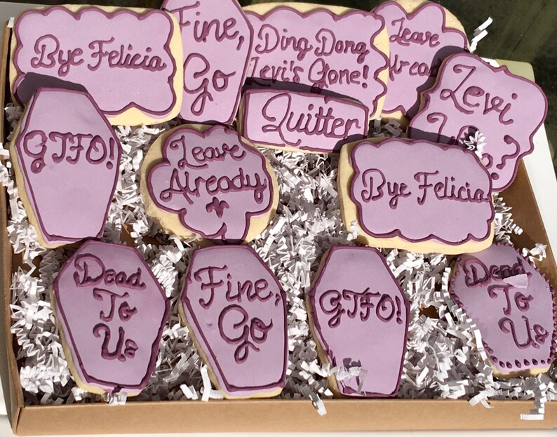 Farewell to Coworker Cookies - Etsy