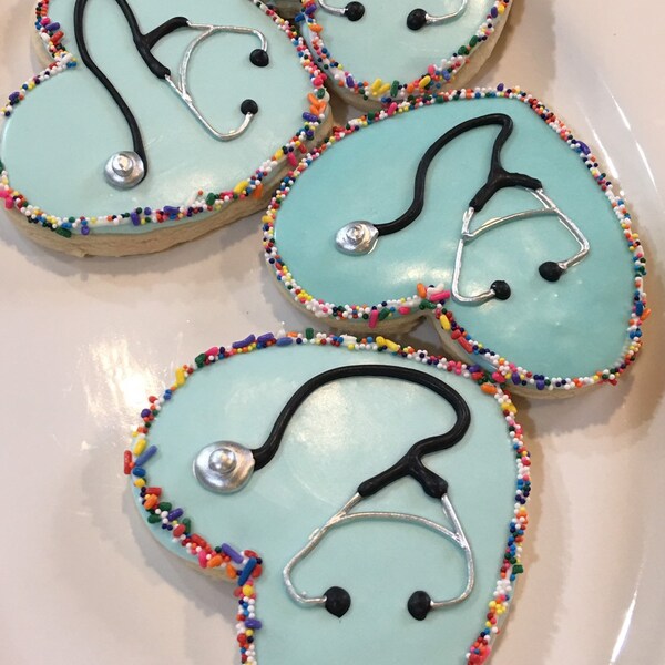Stethoscope Cookies - Etsy