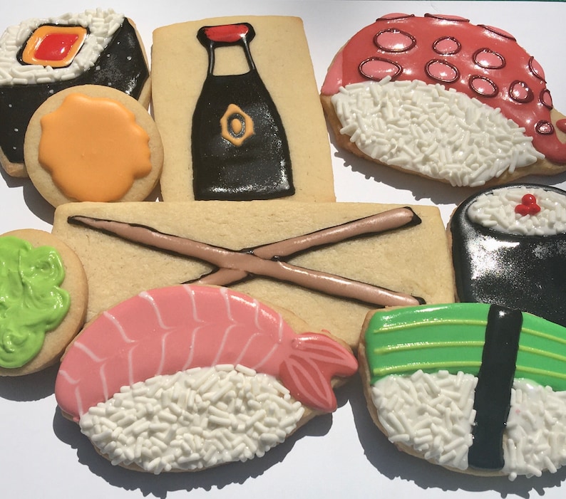 Sushi Cookies - Etsy