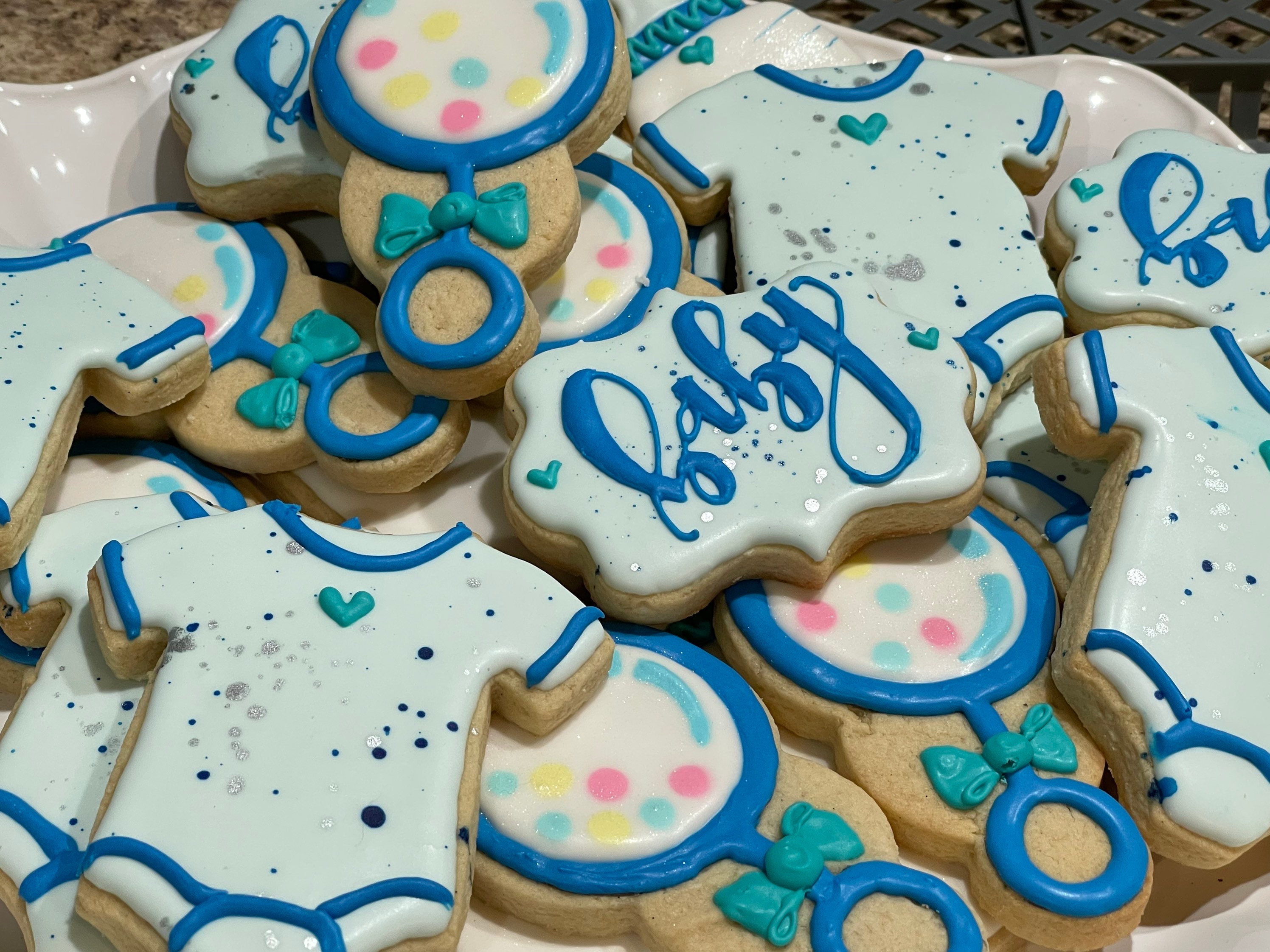 Easy Baby Shower Cookies