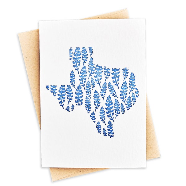Texas Greeting Card - Etsy