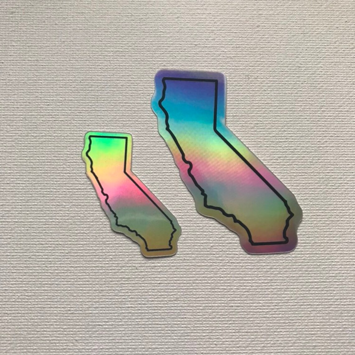 California Holographic Vinyl Sticker Cali California Love - Etsy
