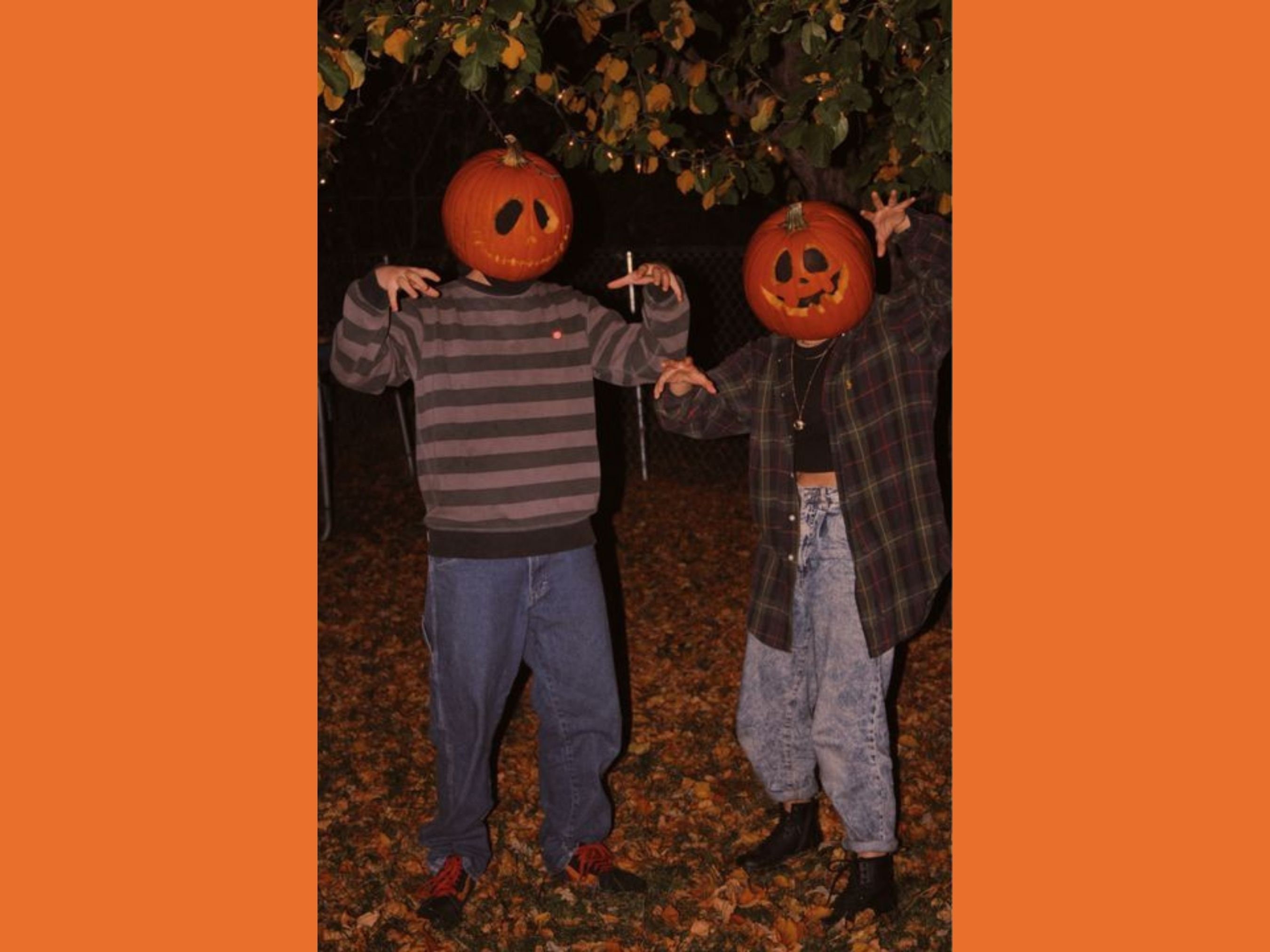 Halloween Wall Collage Kit Fall Collage Kit Orange Collage - Etsy