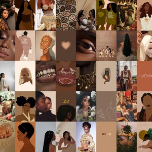 Black Girl Magic Wall Collage Kit | Melanin Collage Kit , Brown Girl ...