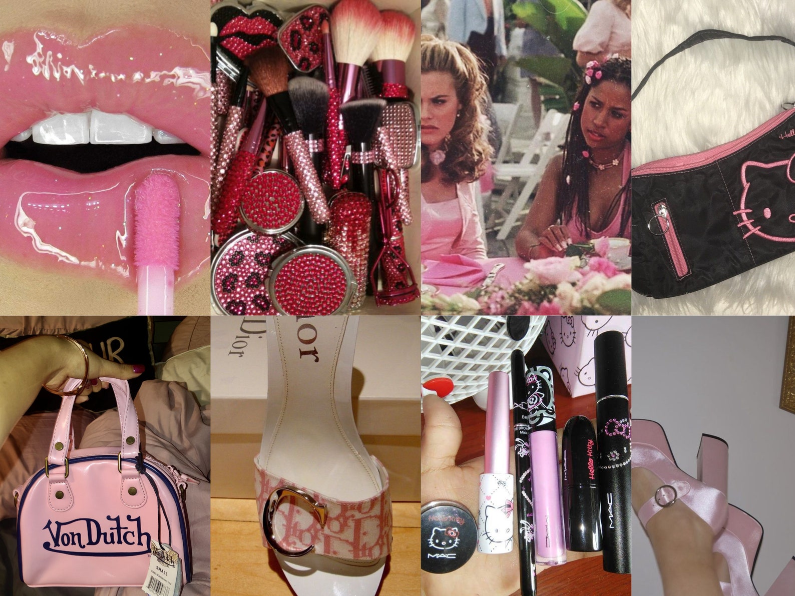 BARBIE Pink Aesthetic Wall Collage Kit | Y2K Photo Wall , Retro Wall ...
