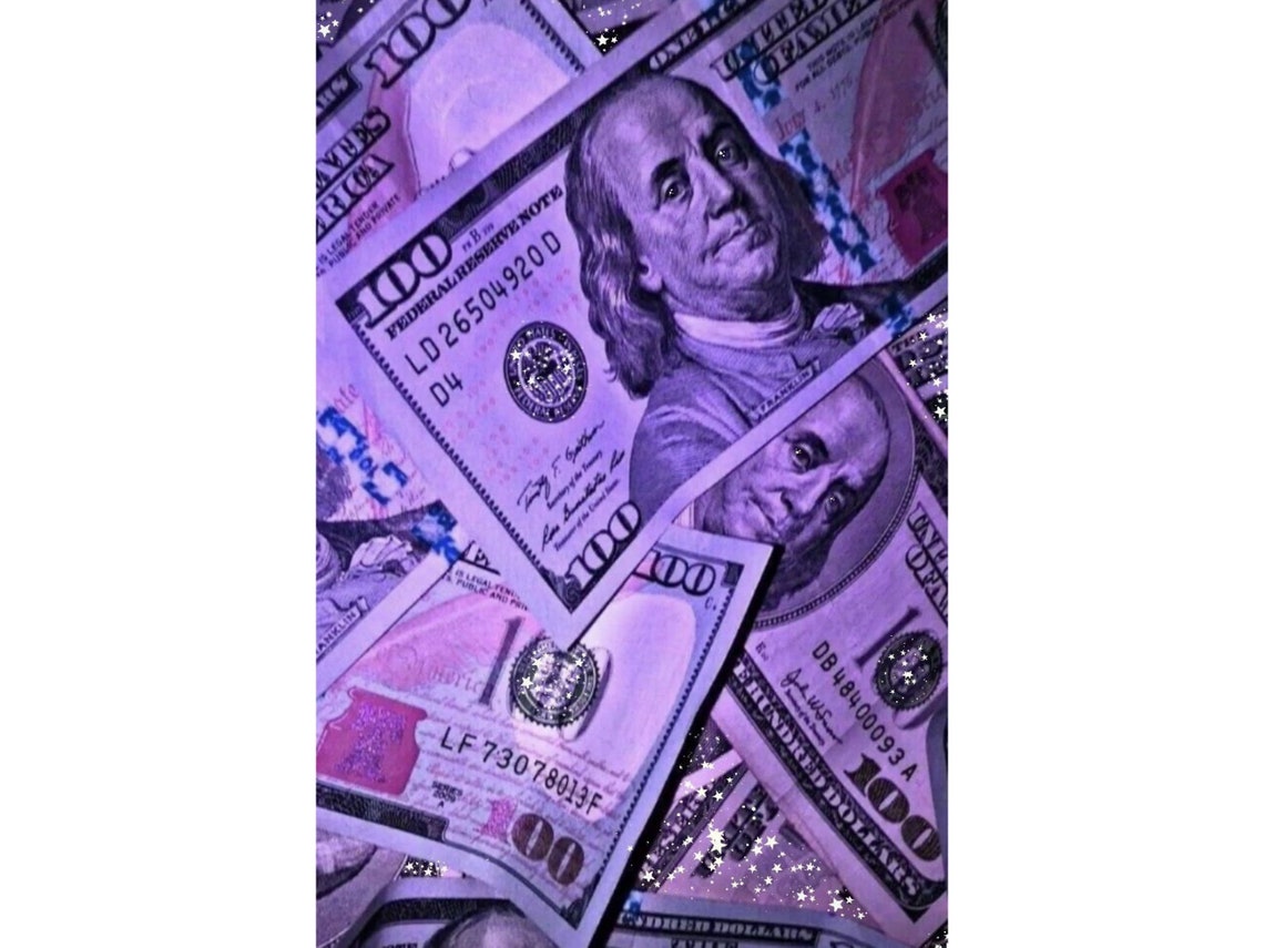 Purple Wall Collage Kit , Dark Purple Collage Kit , Neon Aesthetic Wall ...