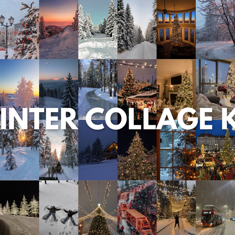 Winter collage - Etsy.de