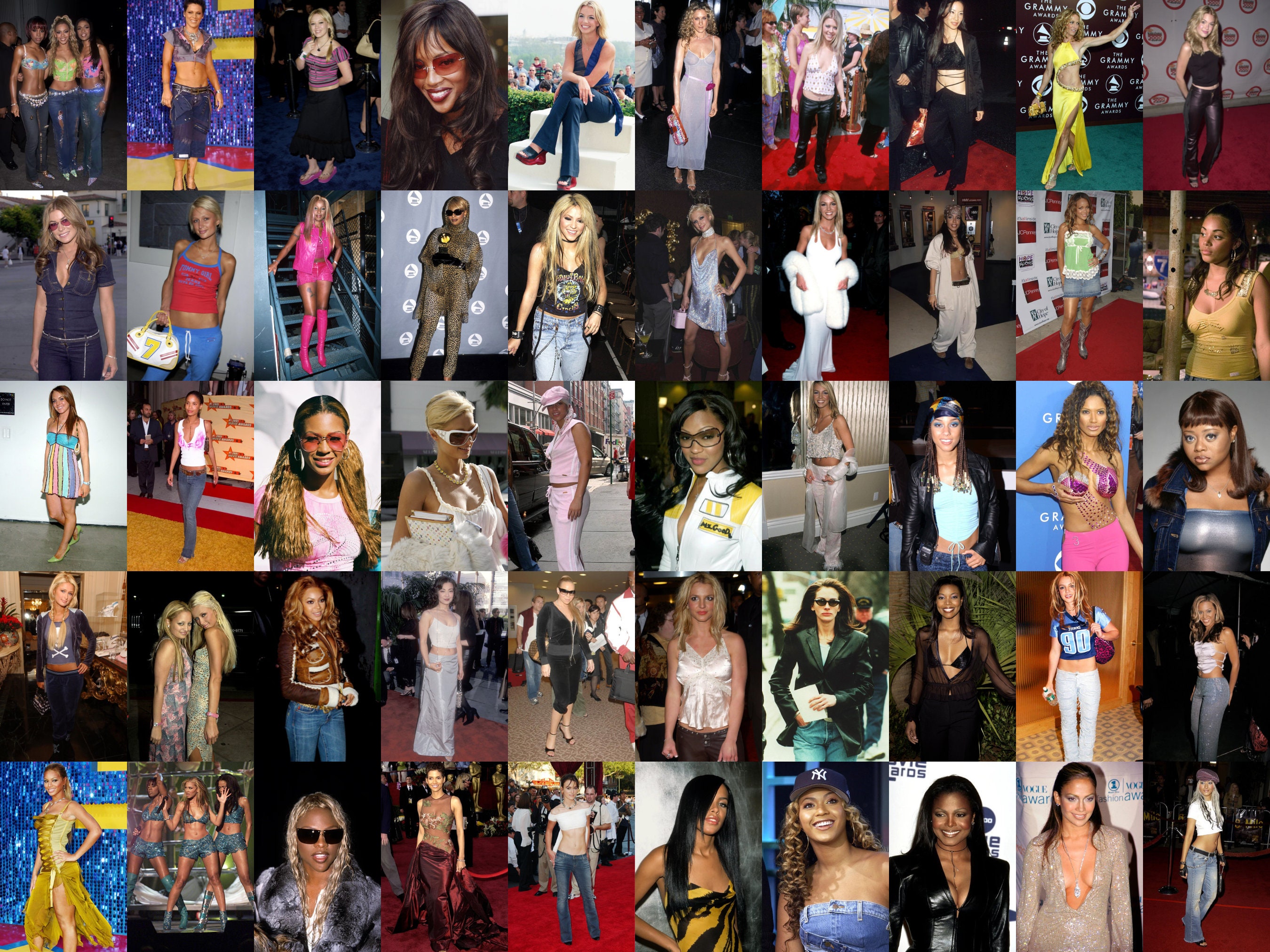 Y2K Celebrity Collage Kit – 90s Aesthetic Wall Decor (digital Download ...