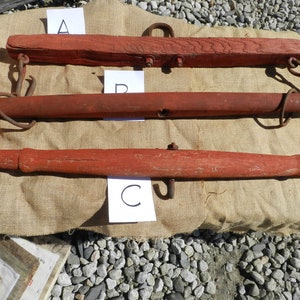 From 3 SINGLE TREE Yokes/barn Red - Etsy