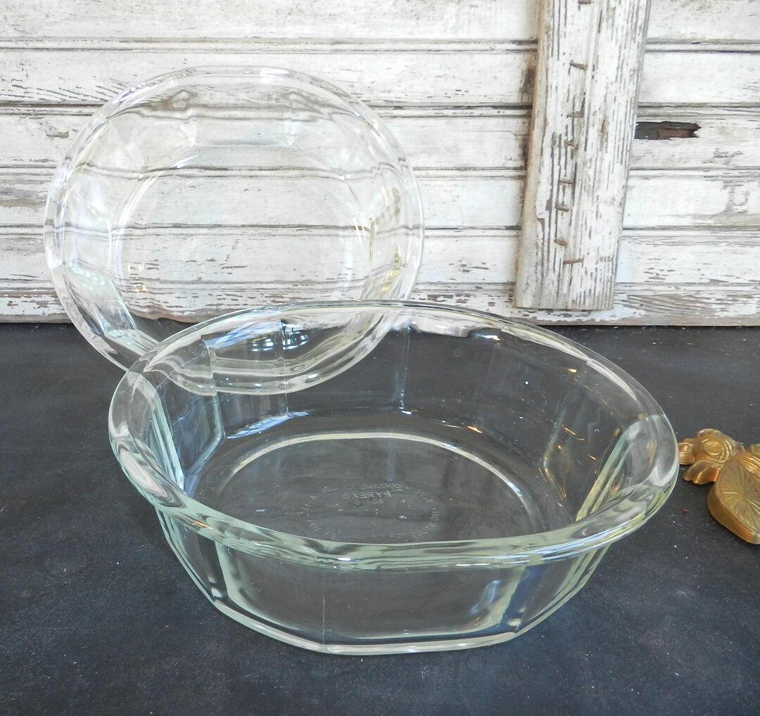 Pair 0F PYREX GLASS BAKERS/ 804-B/1.7 L - Etsy