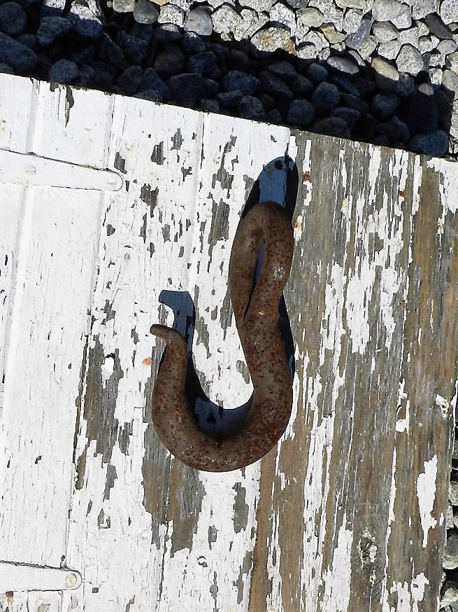 Hand FORGED Rustic IRON HOOK - Etsy