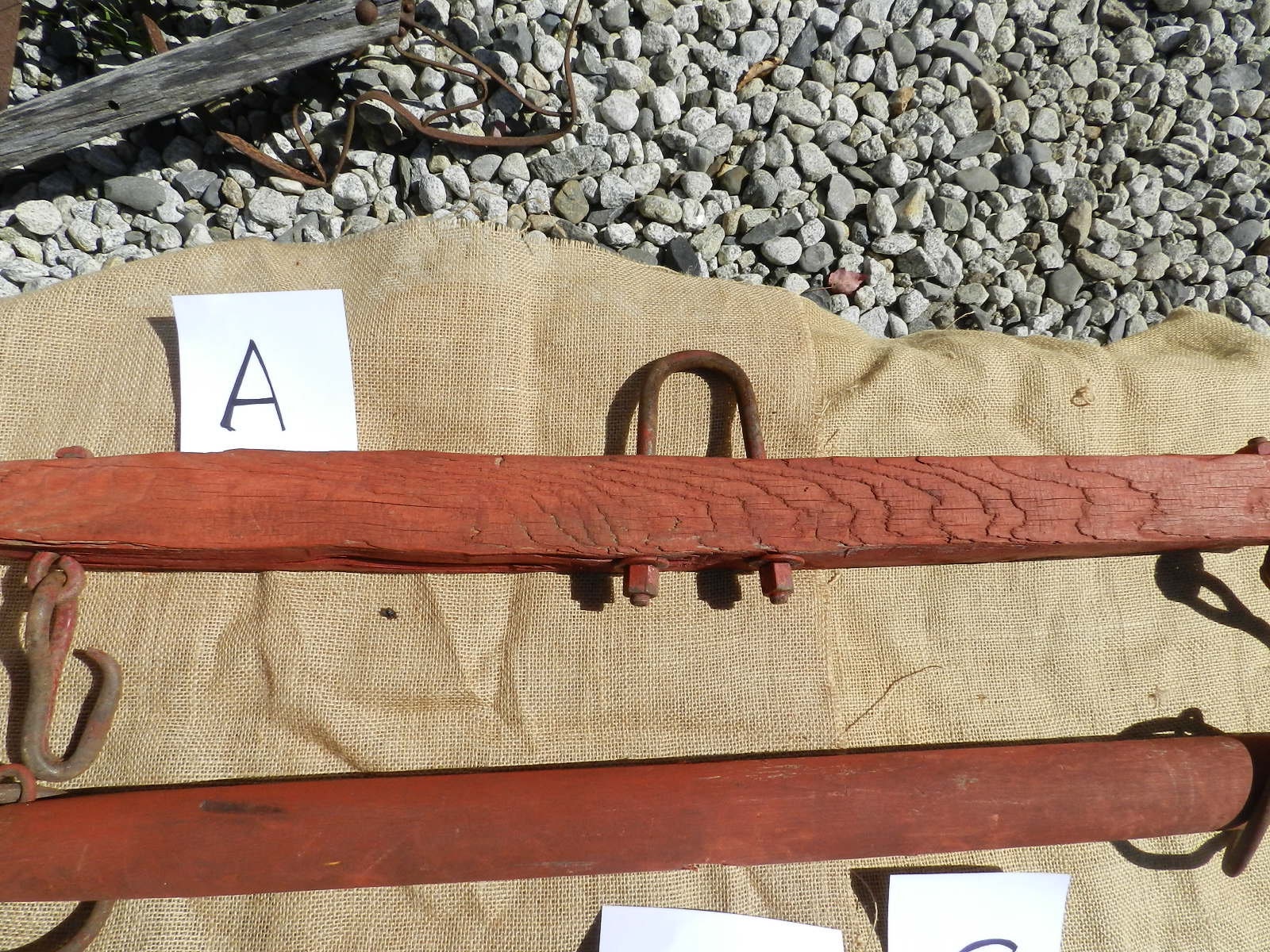 From 3 SINGLE TREE Yokes/barn Red - Etsy
