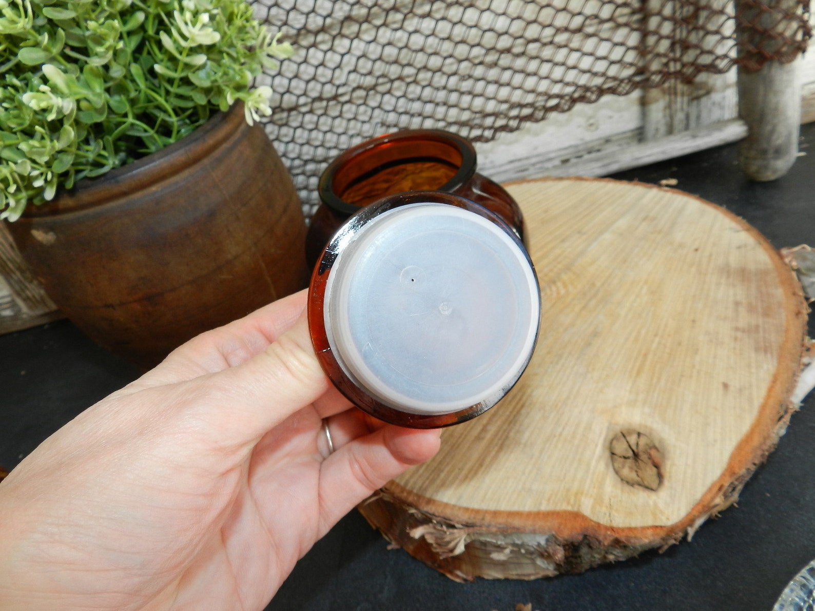 RUBY RED AP0THECARY Jars With Sifter Lid/set 0F TW0 - Etsy