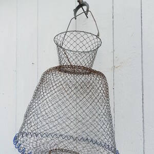 ANTIQUE FISHING BASKET - Etsy