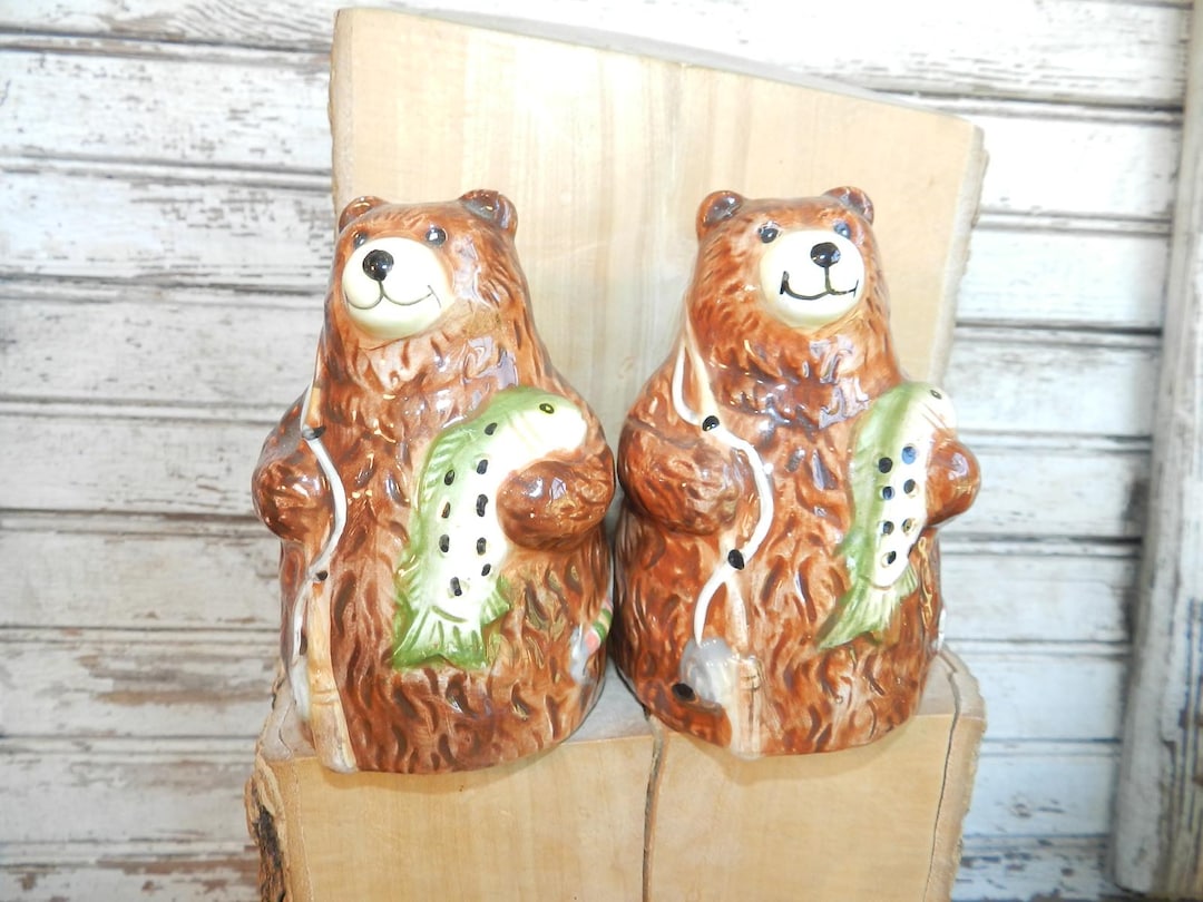 S & P BURLY BEARS With TR0UT - Etsy