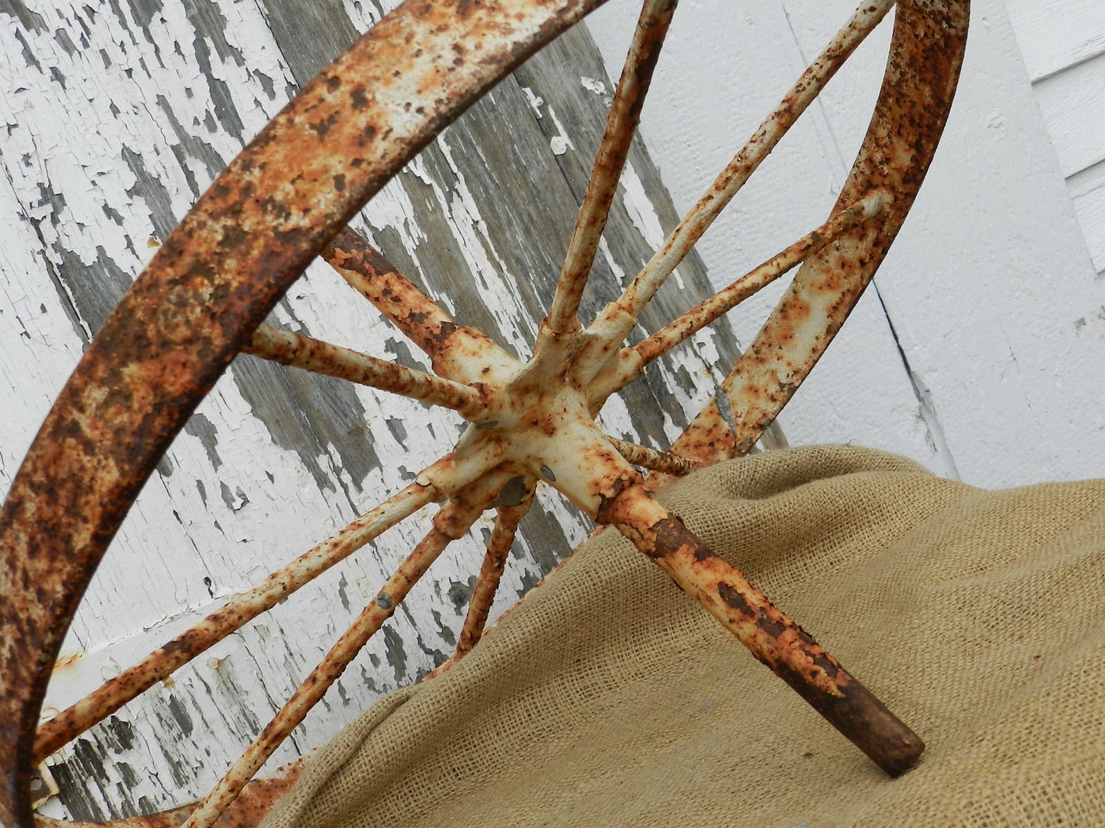 ANTIQUE WHEELBARROW WHEEL - Etsy