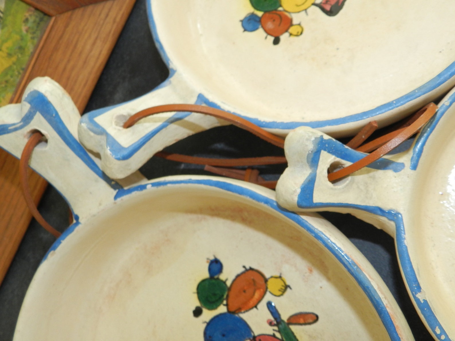 ANTIQUE NESTING PANS/ Mexican Style Clay Pottery | Etsy