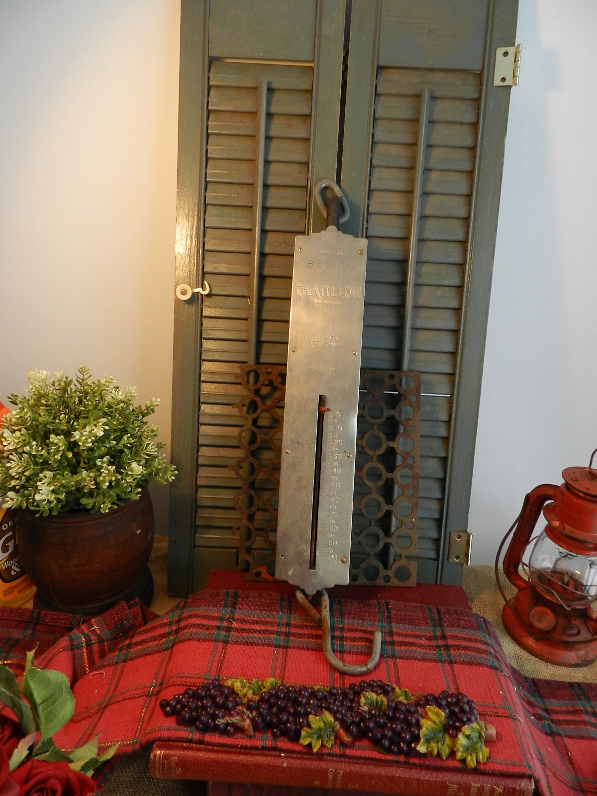 CHATILLON HANGING SCALE/ 100 Lbs/type-100 - Etsy