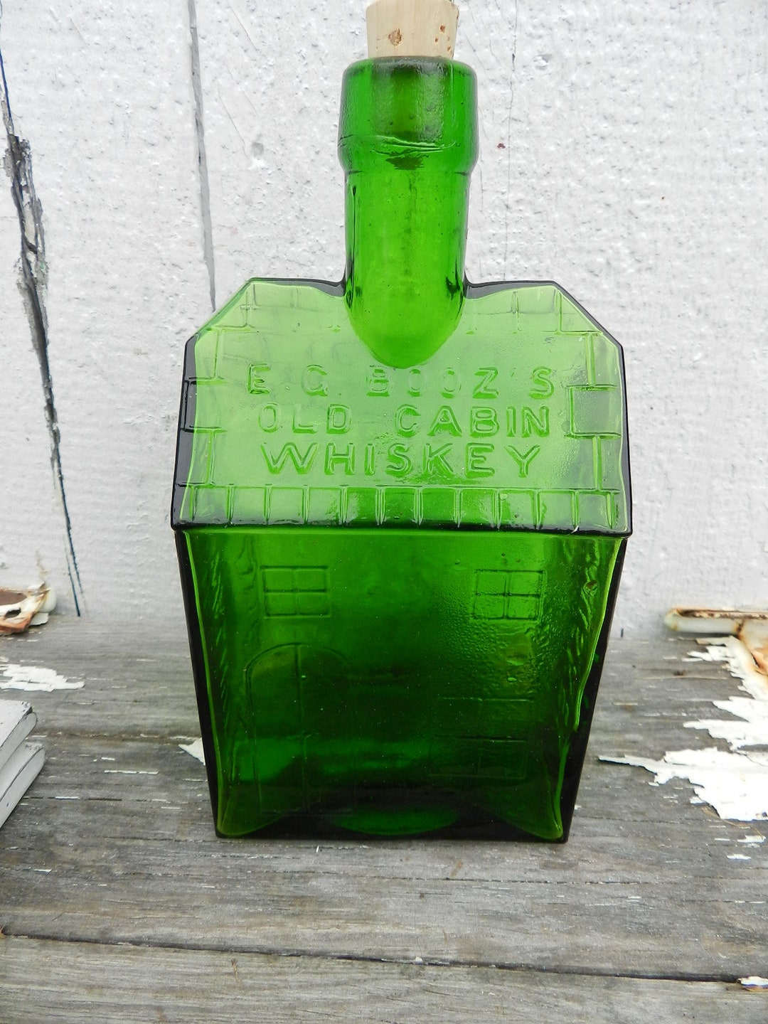 E. G. BOOZ'S Old Cabin Whiskey - Etsy