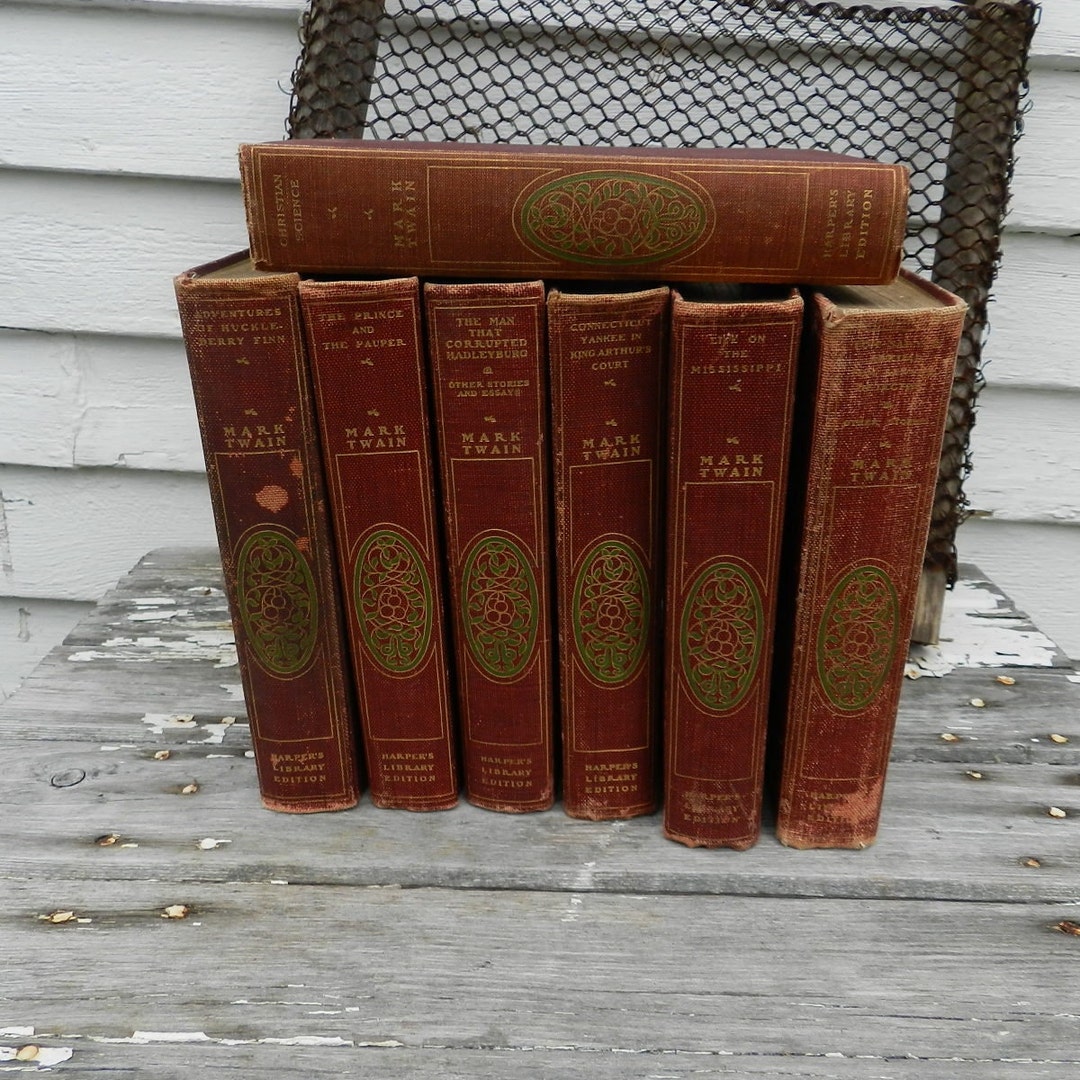 MARK TWAIN 1901/HARPER'S Library Edition/sold Individually - Etsy