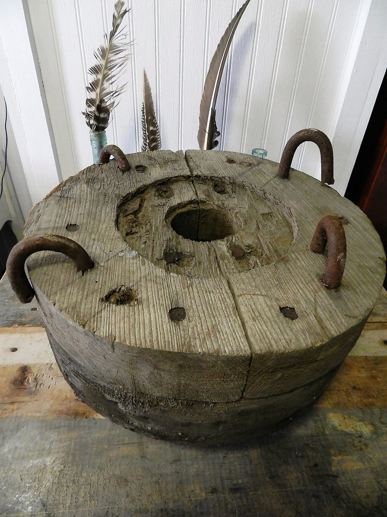 ANTIQUE WOOD COG - Etsy