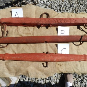 From 3 SINGLE TREE Yokes/barn Red - Etsy