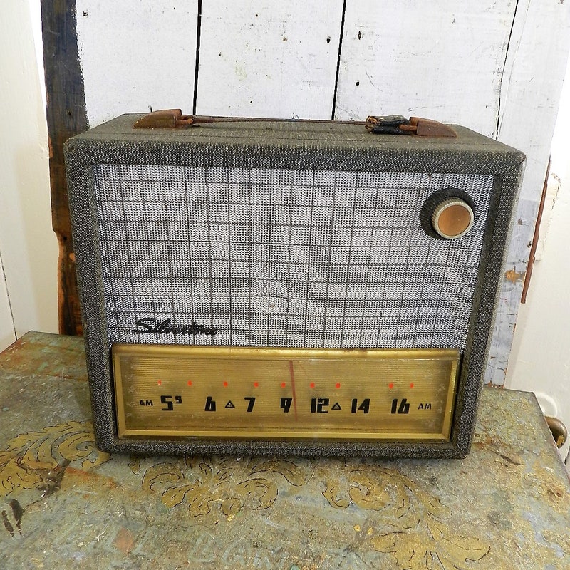 Silvertone Radio - Etsy