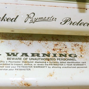 VINTAGE PAYMASTER SERIES X-550 - Etsy