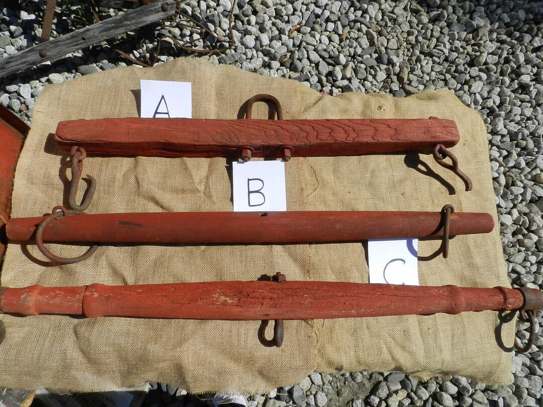 From 3 SINGLE TREE Yokes/barn Red - Etsy