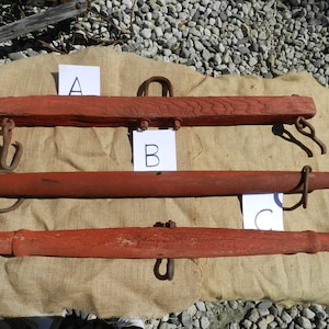 From 3 SINGLE TREE Yokes/barn Red - Etsy