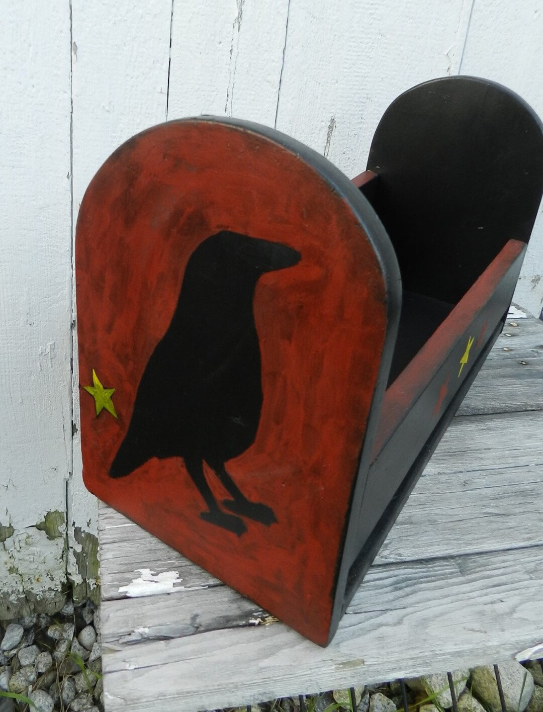Rustic Country/black CROW STORAGE Box - Etsy