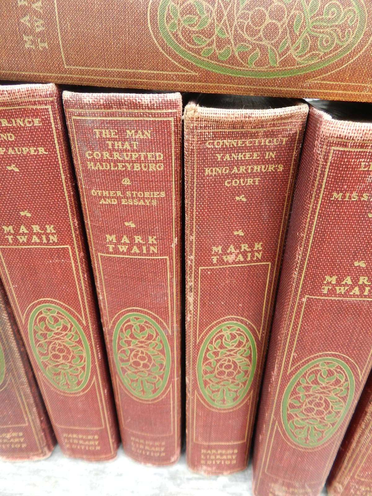 MARK TWAIN 1901/HARPER'S Library Edition/sold Individually - Etsy