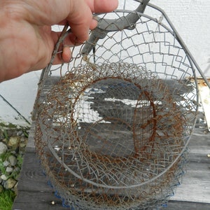 ANTIQUE FISHING BASKET - Etsy