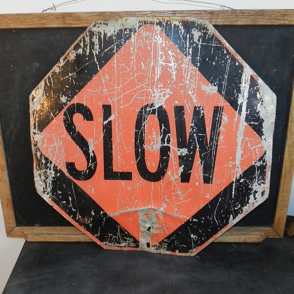 Vintage Stop Sign - Etsy