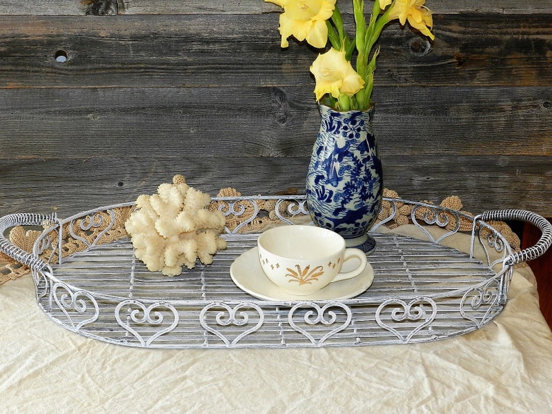 VINTAGE METAL TRAY - Etsy