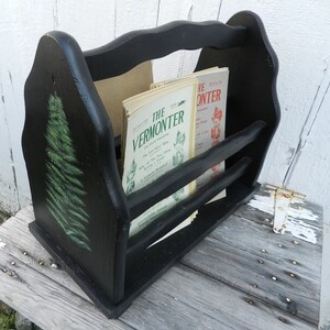 Hand Painted VINTAGE MAGAZINE Rack/tree - Etsy