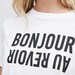 Bonjour Au Revoir Ladies T-shirt - Etsy