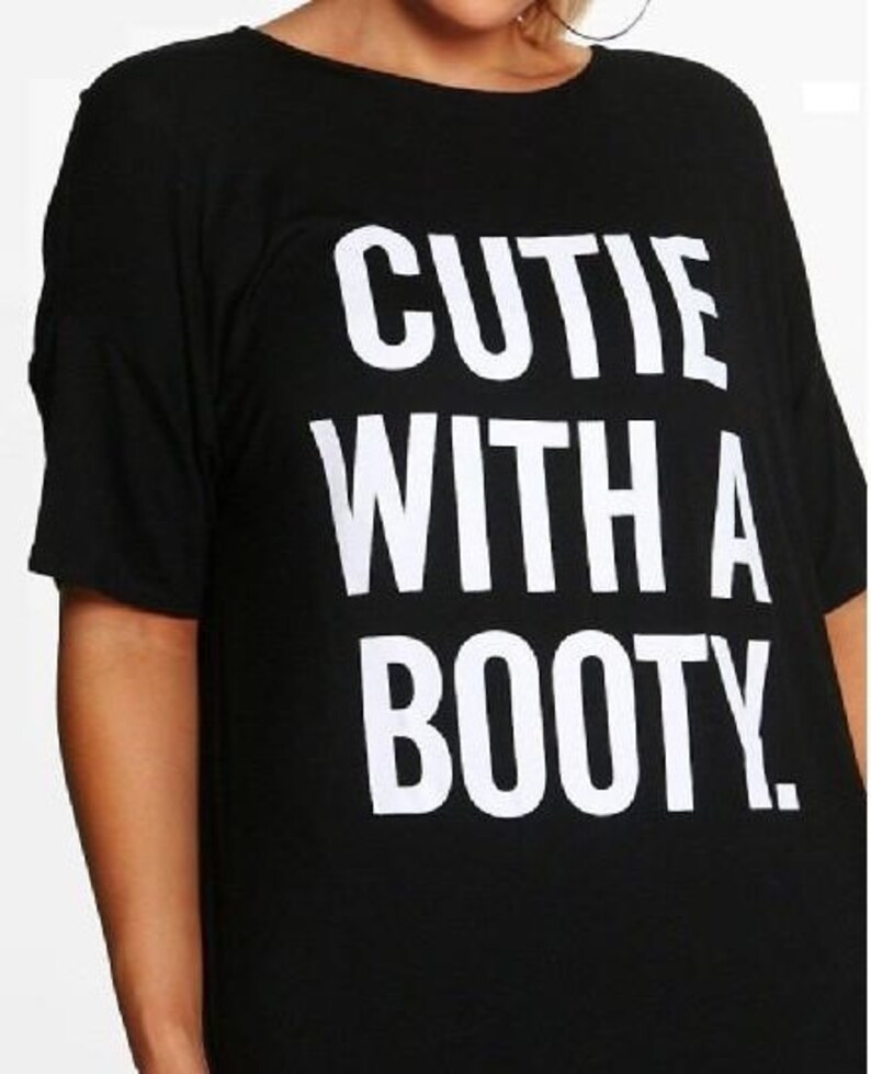 Cutie With A Booty Ladies T-shirt - Etsy