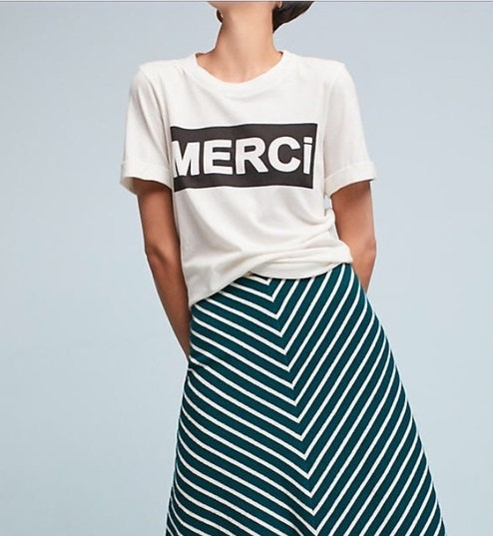 Merci Thank You Ladies T-shirt - Etsy