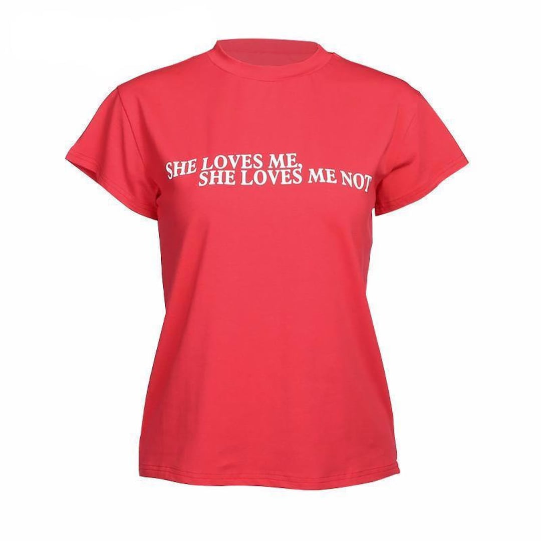She Loves Me She Loves Me Not Ladies T-shirt - Etsy