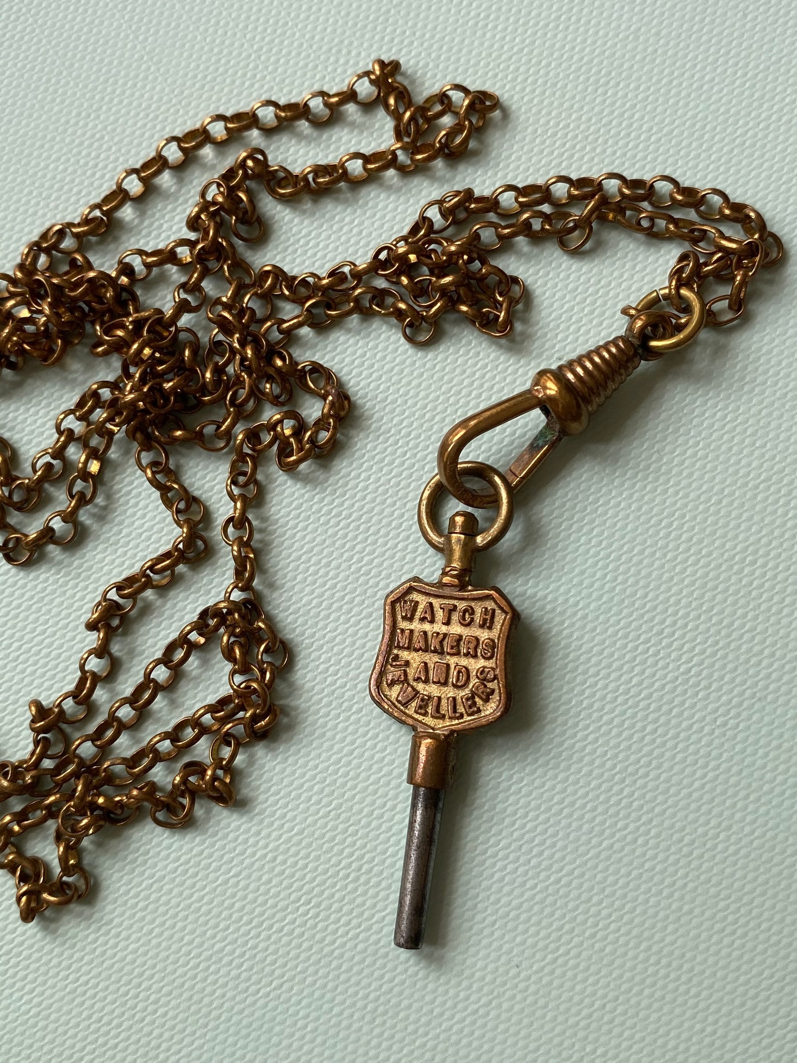 Antique Watch Key Fob Charm | Etsy