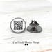 Custom Lapel Pin, Custom QR Code Pin, Personalized Gift, Hidden Message ...