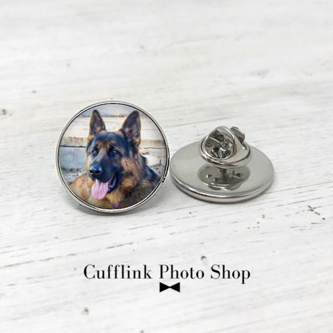 Custom Photo Lapel Pin, Custom Pet Pin, Personalized Gift, Pet Memorial ...