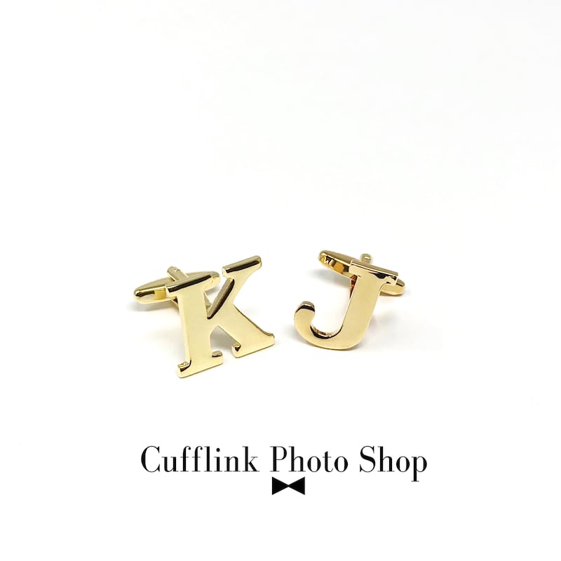 Letter Cufflinks - Etsy