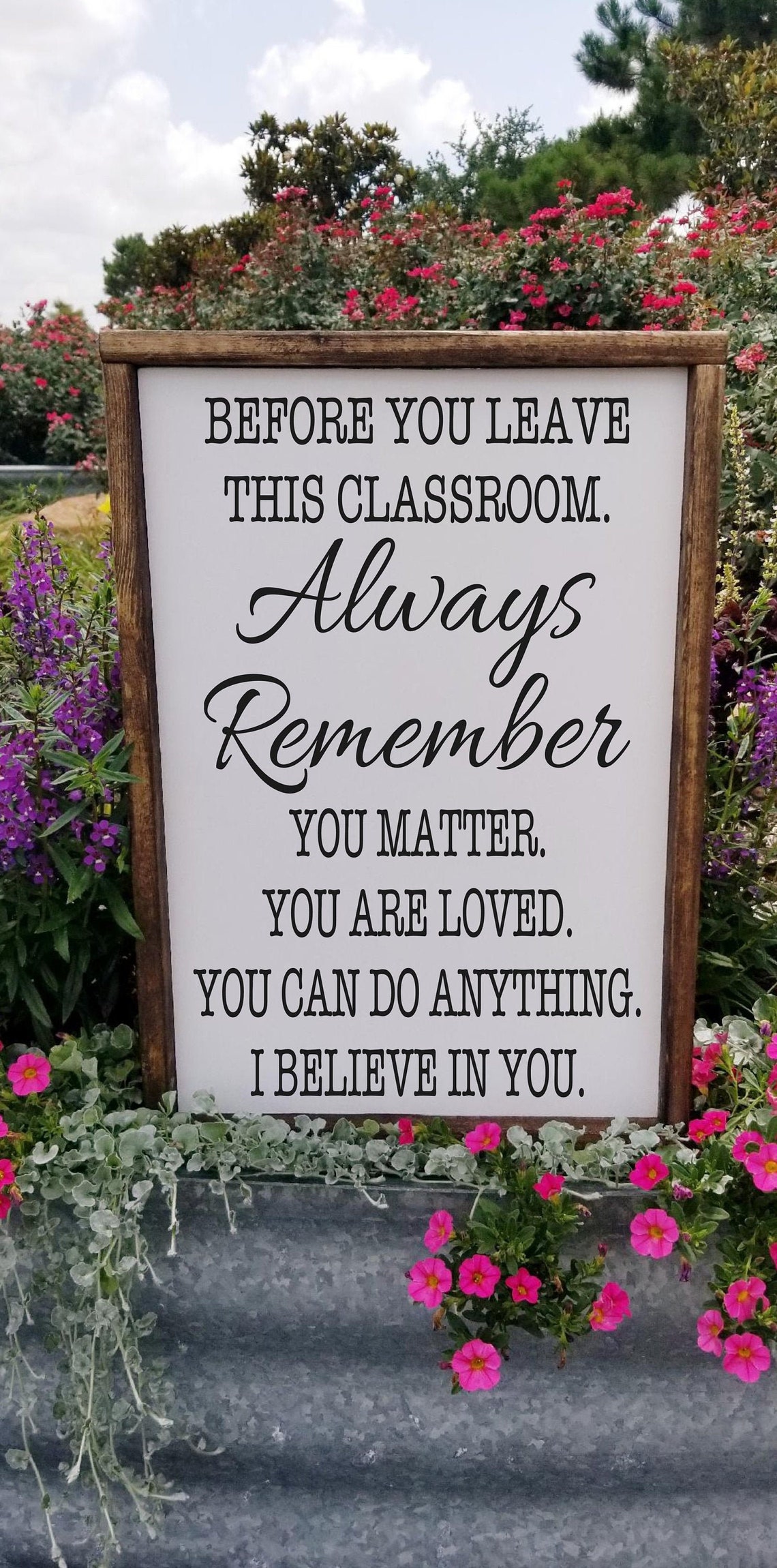 Before you leave this classroom sign Welcome Classroom Sign | Etsy