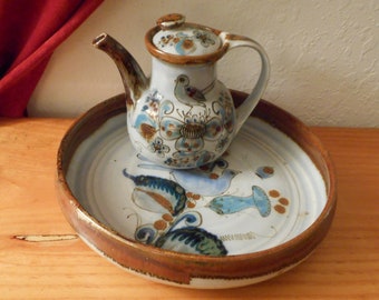 Hand painted teapots | Etsy