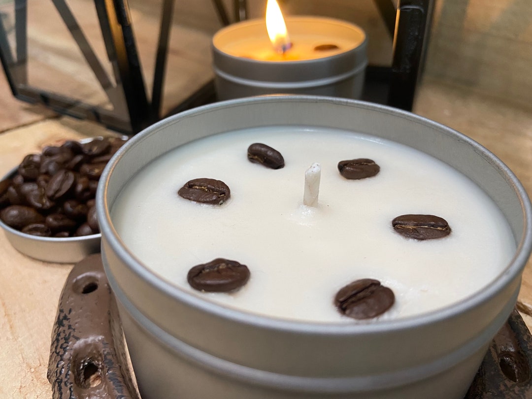 8oz Espresso Soy Candle, Coffee Candle, Scented Candles - Etsy