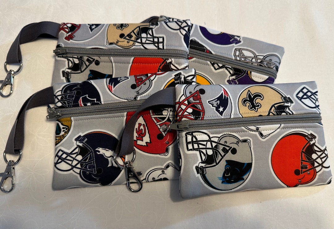 All NFL Helmets Coin Purse/gift Card Holder - Etsy